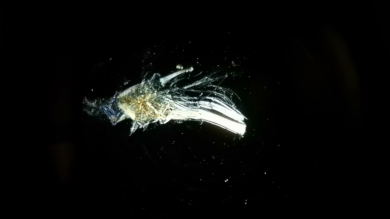 Chrysotile under petrographic microscope - YouTube