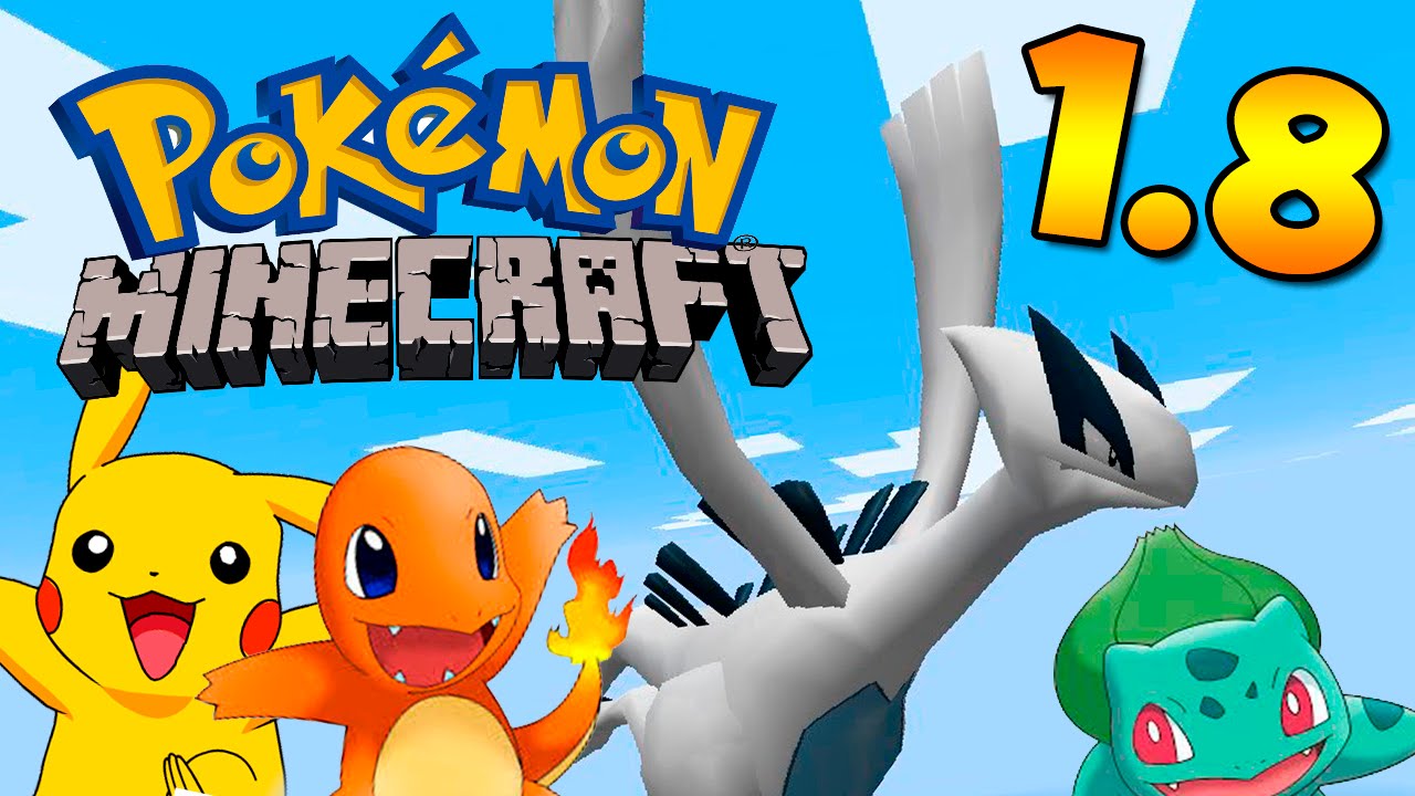 POKEMON EN MINECRAFT!! Descargar e instalar Pixelmon 1.8 Tutorial ...