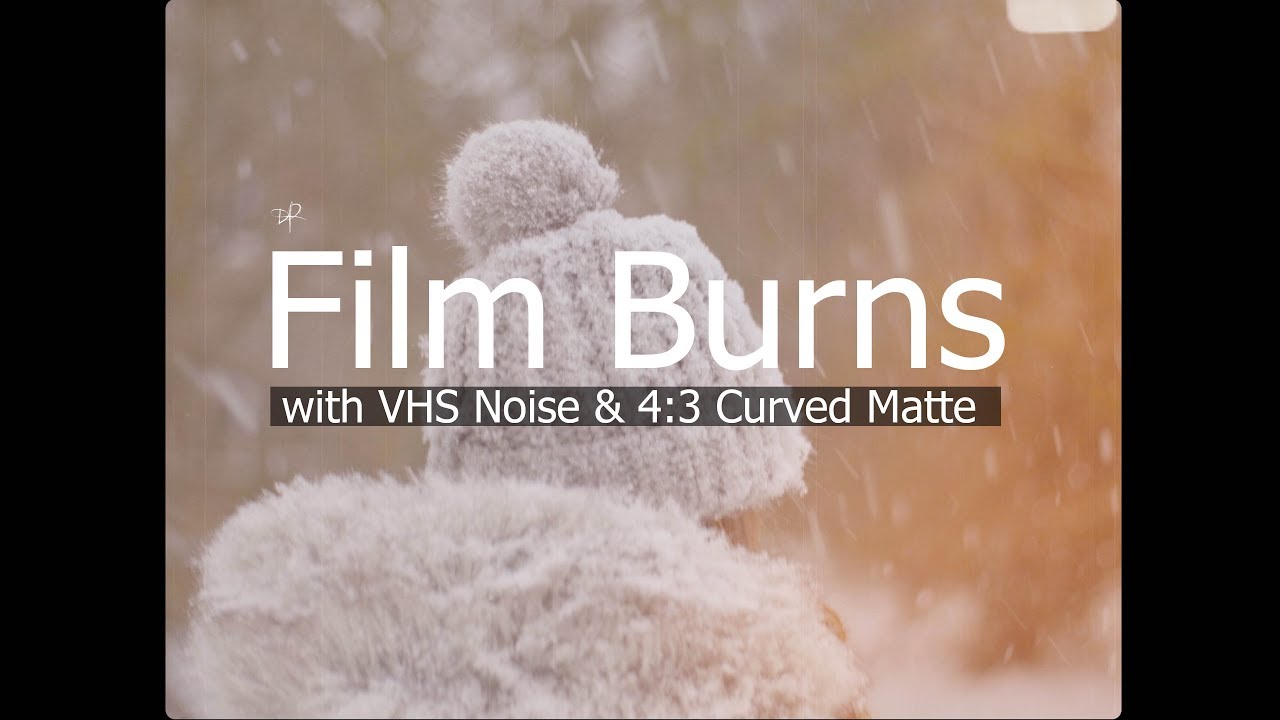 Film Burns // with VHS Noise & 4:3 Curved Matte - YouTube
