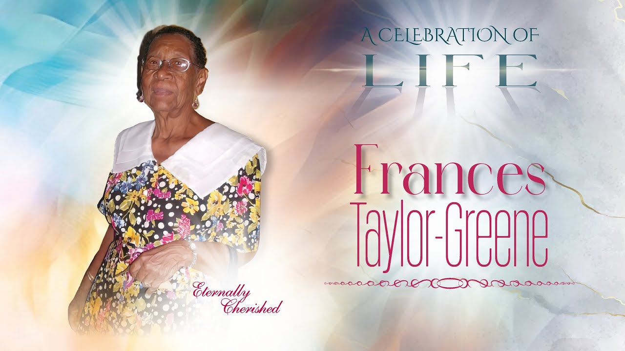 A Celebration of Life - Frances Taylor-Greene - YouTube