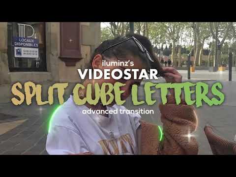 videostar split cube w/ letters tutorial (and preset) - YouTube