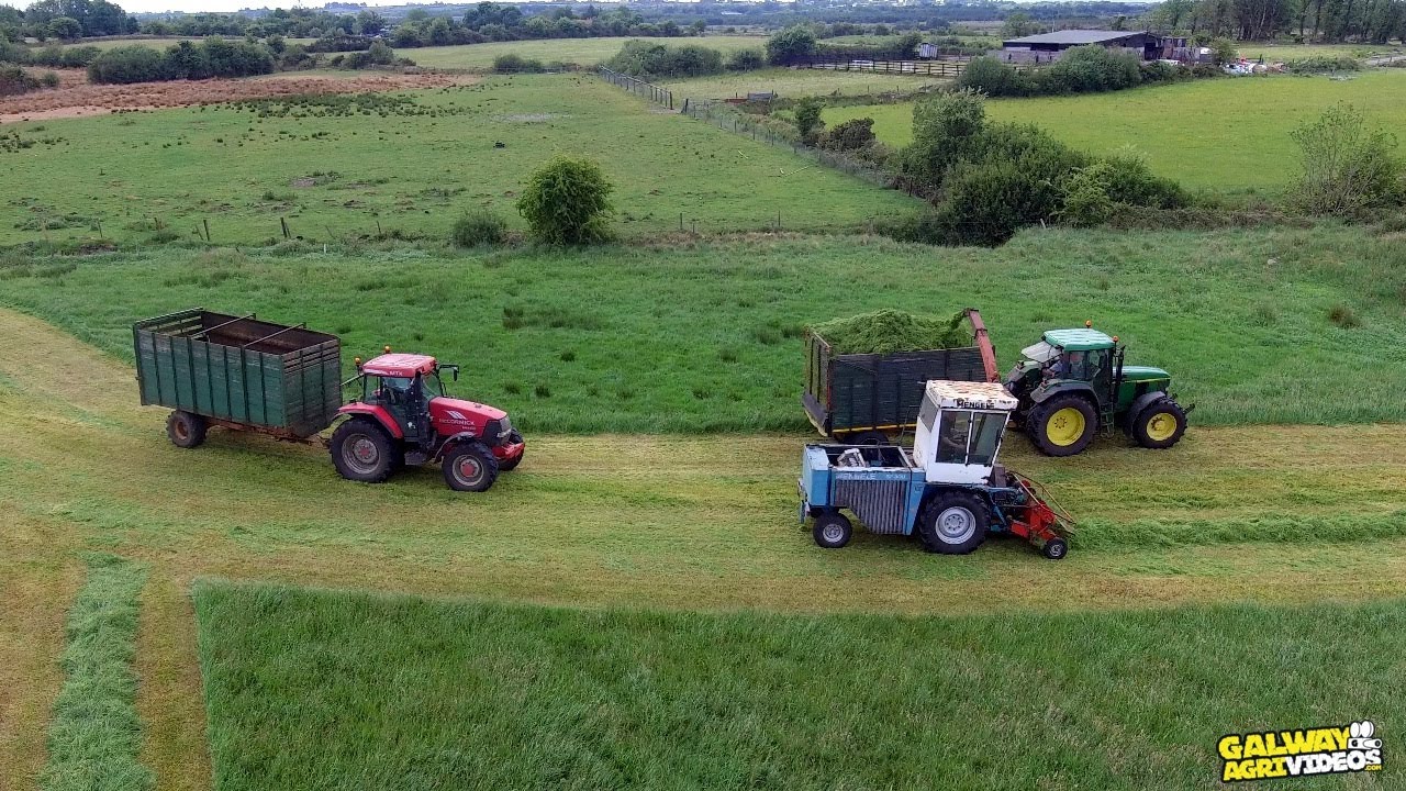 Brennan Bros Agri - Old School Silage 2020 - YouTube