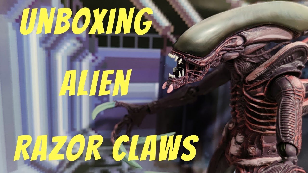 Alien Razor Claws | NECA | Alien VS Predator Arcade | Unboxing Reseña ...