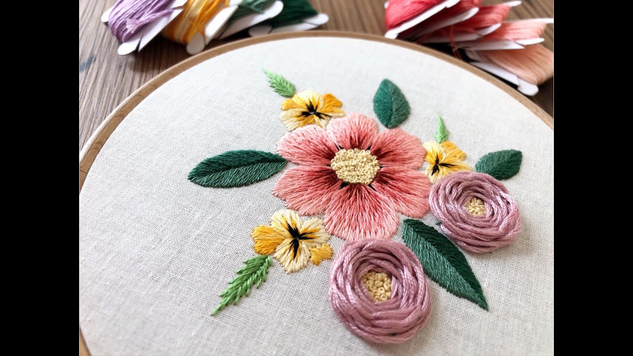 Stitching Flowers part one... with free PDF pattern on community ...