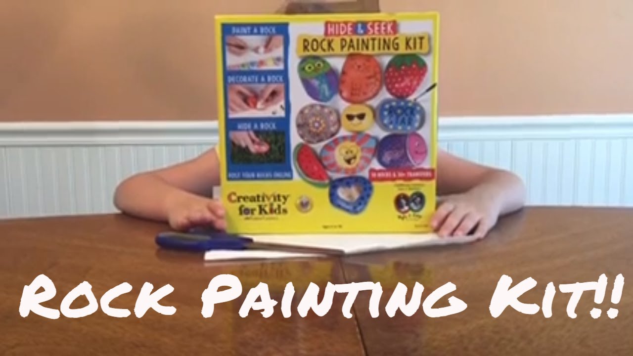 Rock Painting Kit from Creativity for Kids! - YouTube