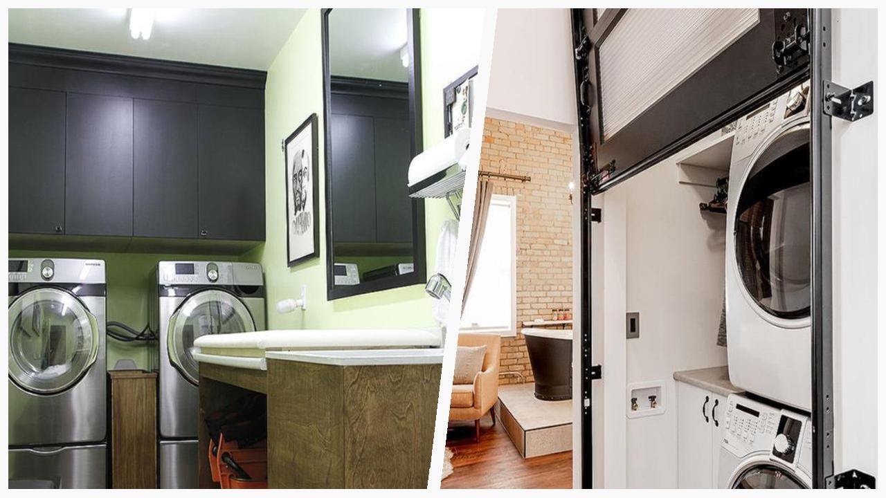 75 Industrial Laundry Room Design Ideas You'll Love ♡ - YouTube