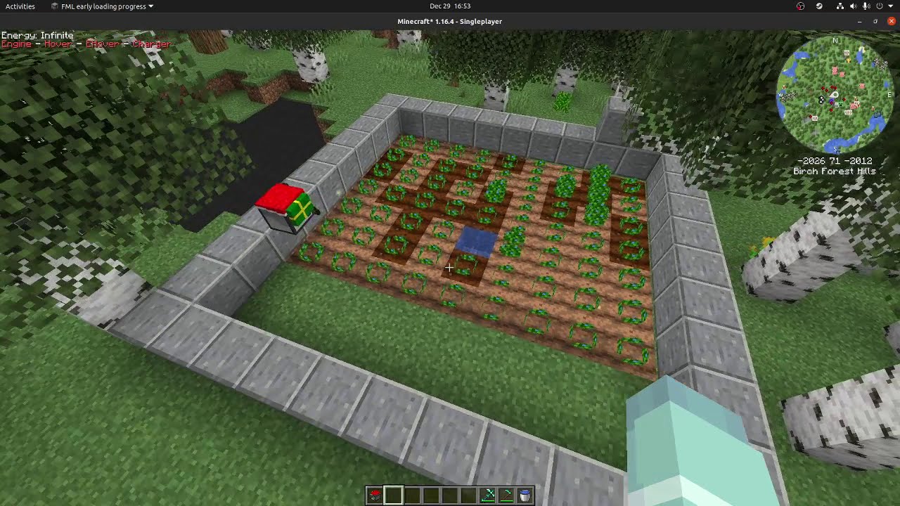 [CC: Tweaked] demonstration of a 9x9 farm made by a turtle. - YouTube