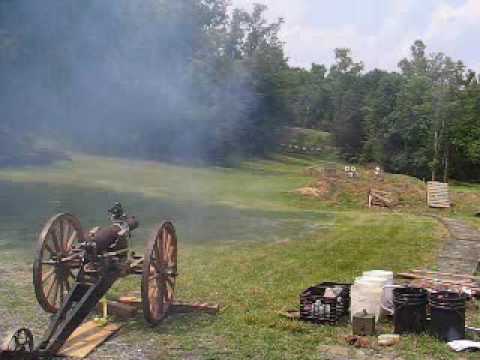 Shooting a British 7-Pounder Gun - YouTube