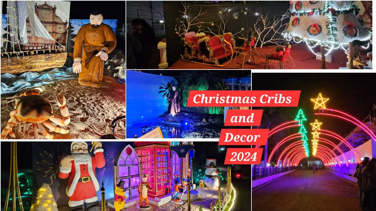 Magical Christmas Decor and Beautiful Cribs 2024 in South Goa. # ...