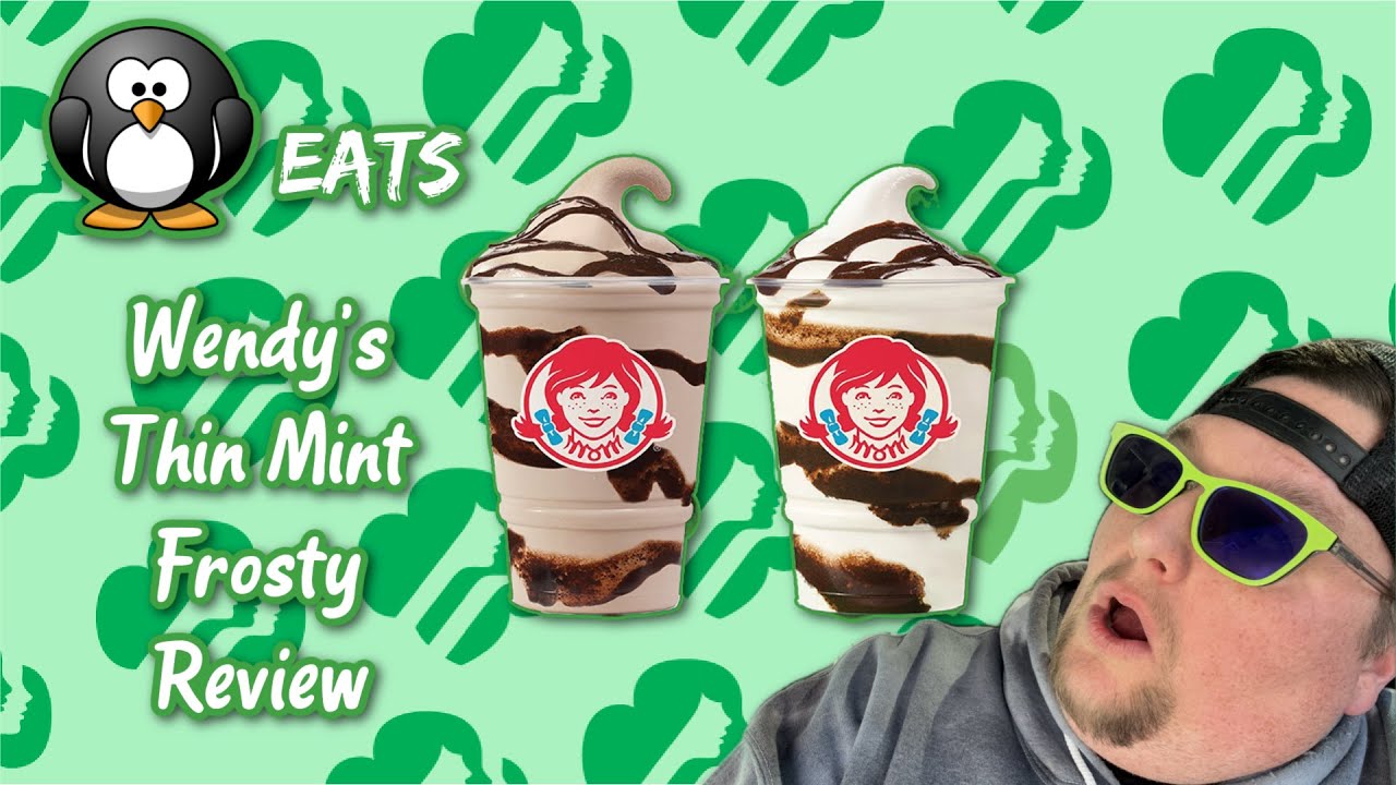 Wendy's Thin Mint Frosty Review - YouTube