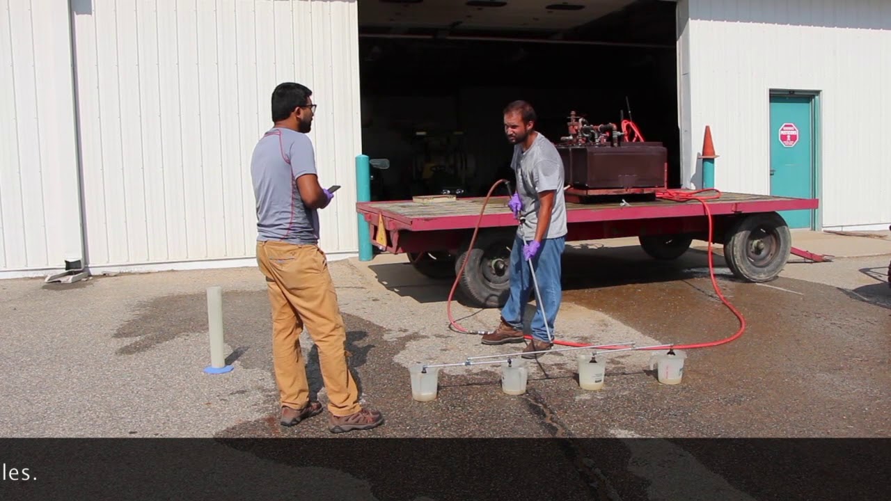 Spray Boom Nozzle Calibration - YouTube