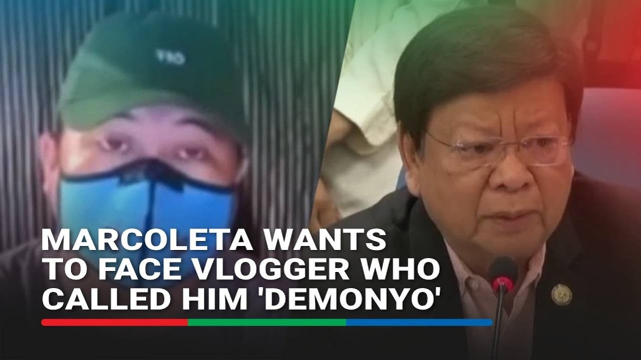Marcoleta wants to face vlogger who called him 'demonyo' | ABS CBN News ...