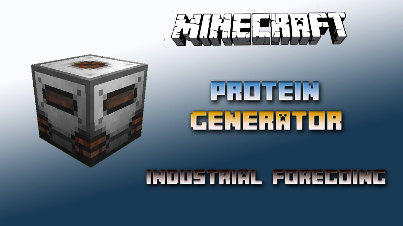 Protein Generator 💎 Minecraft Industrial Foregoing Tutorial 💎 Deutsch ...