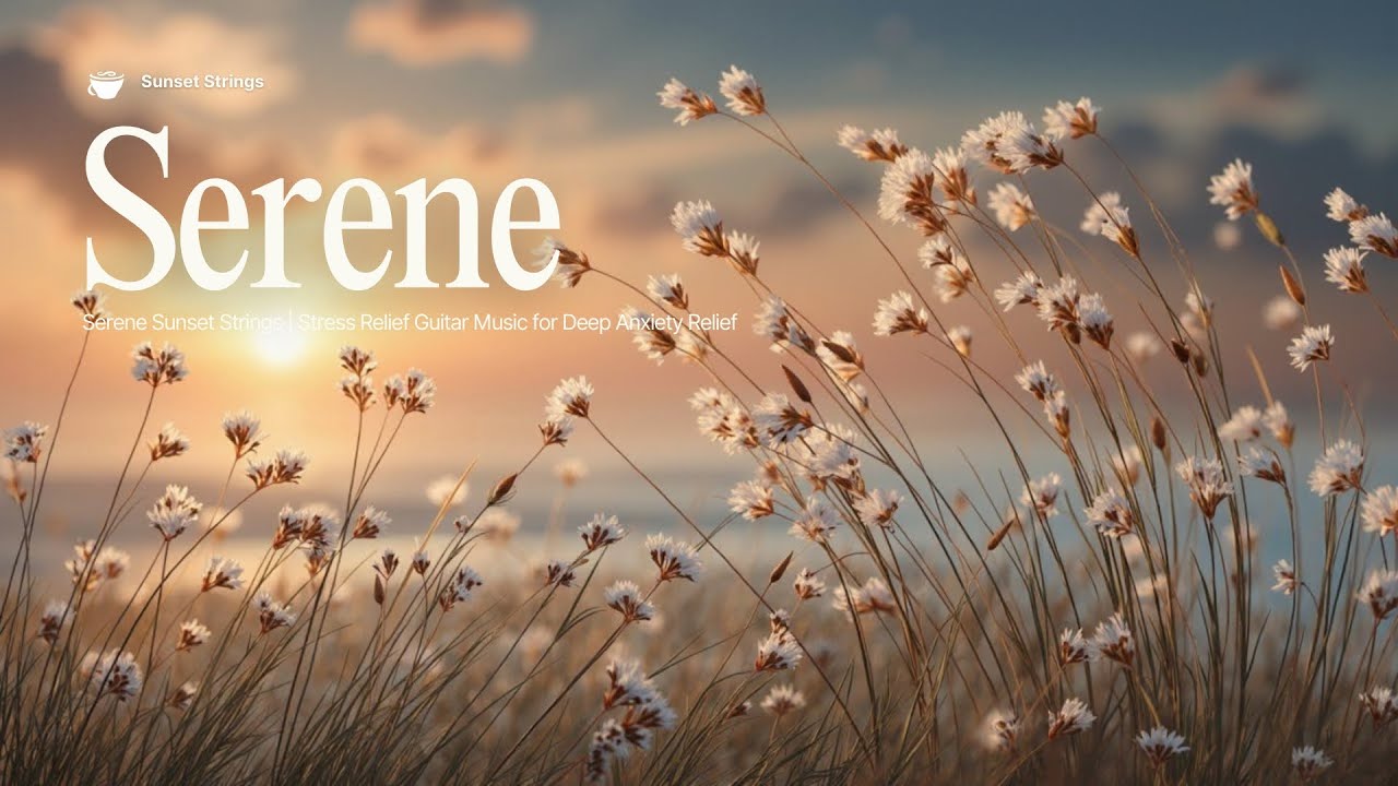 Serene Sunset Strings | Stress Relief Guitar Music for Deep Anxiety ...