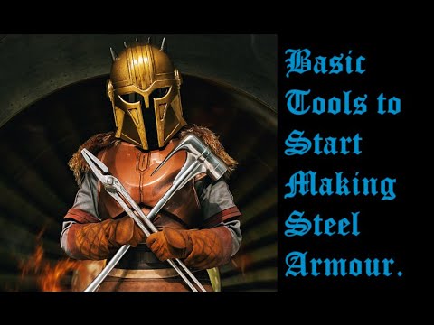Basic Tools To Start Making Steel Armour. - YouTube