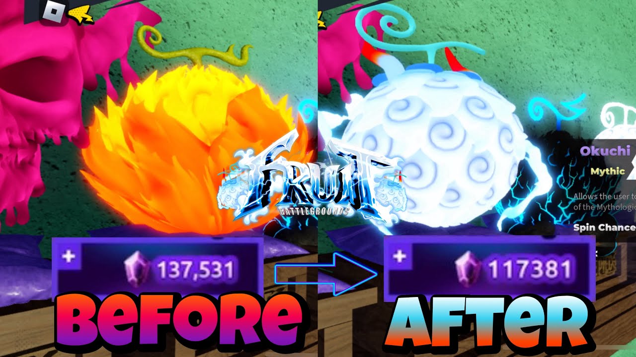 Spinning 20K GEMS To Get MYTHICAL Okuchi/Kitsune Wolf Fruit in Fruit ...