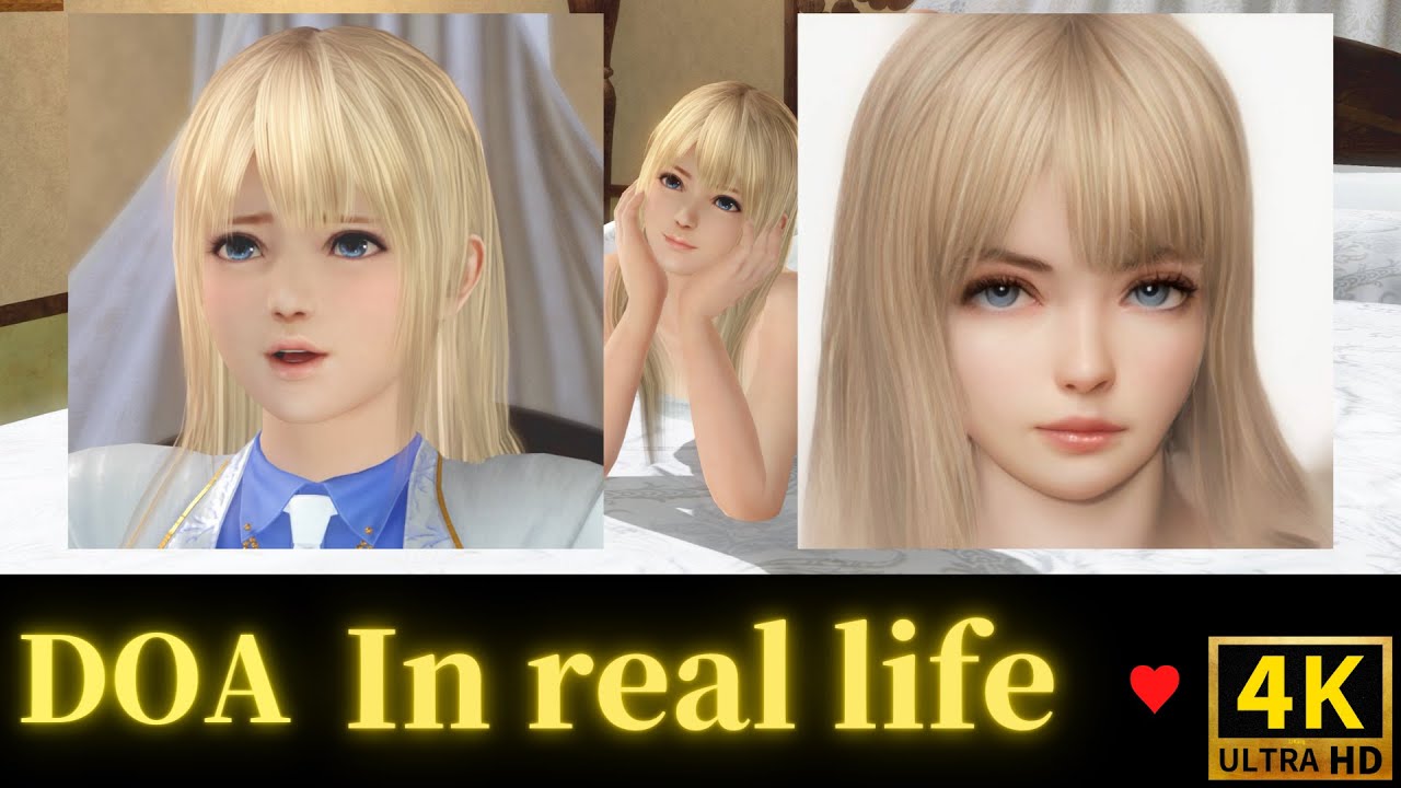 DOA | Female characters | in real life - YouTube