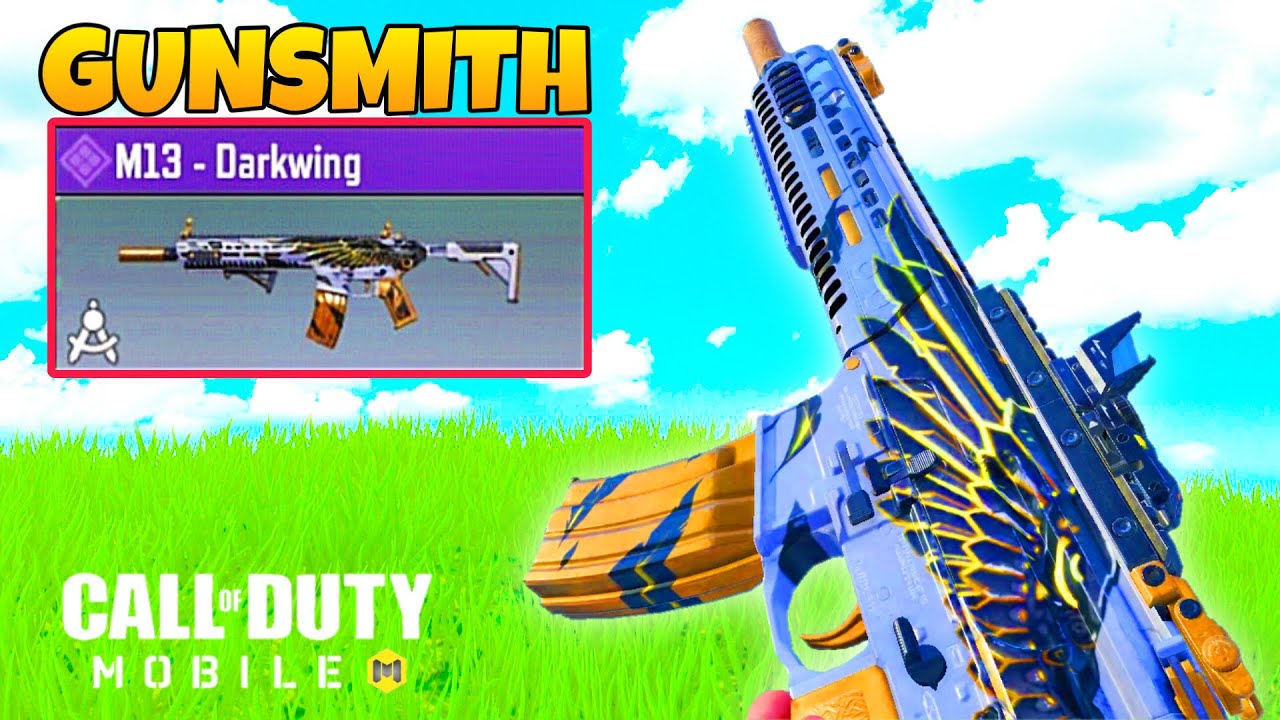 NO RECOIL + LONG RANGE | BEST M13 GUNSMITH CODM BR | M13 GUNSMITH BR ...