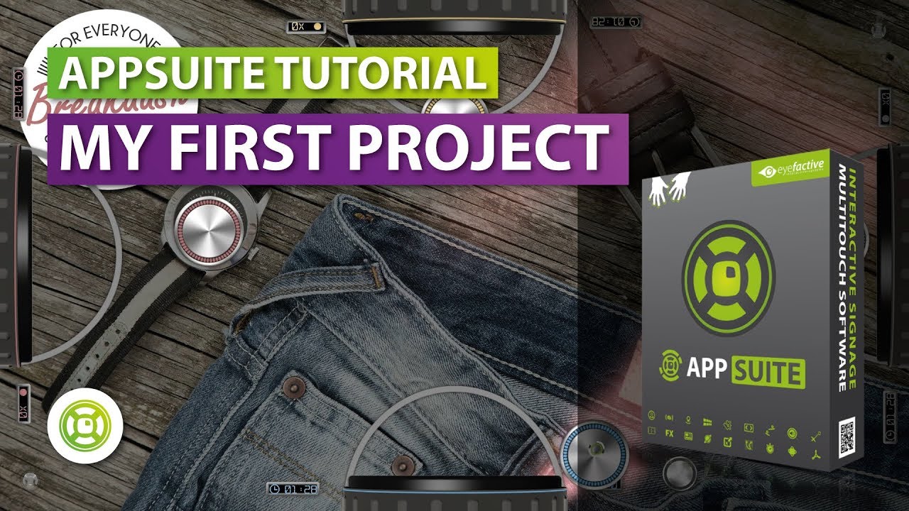 Tutorial - My First Project | AppSuite Touch Screen CMS Software - YouTube