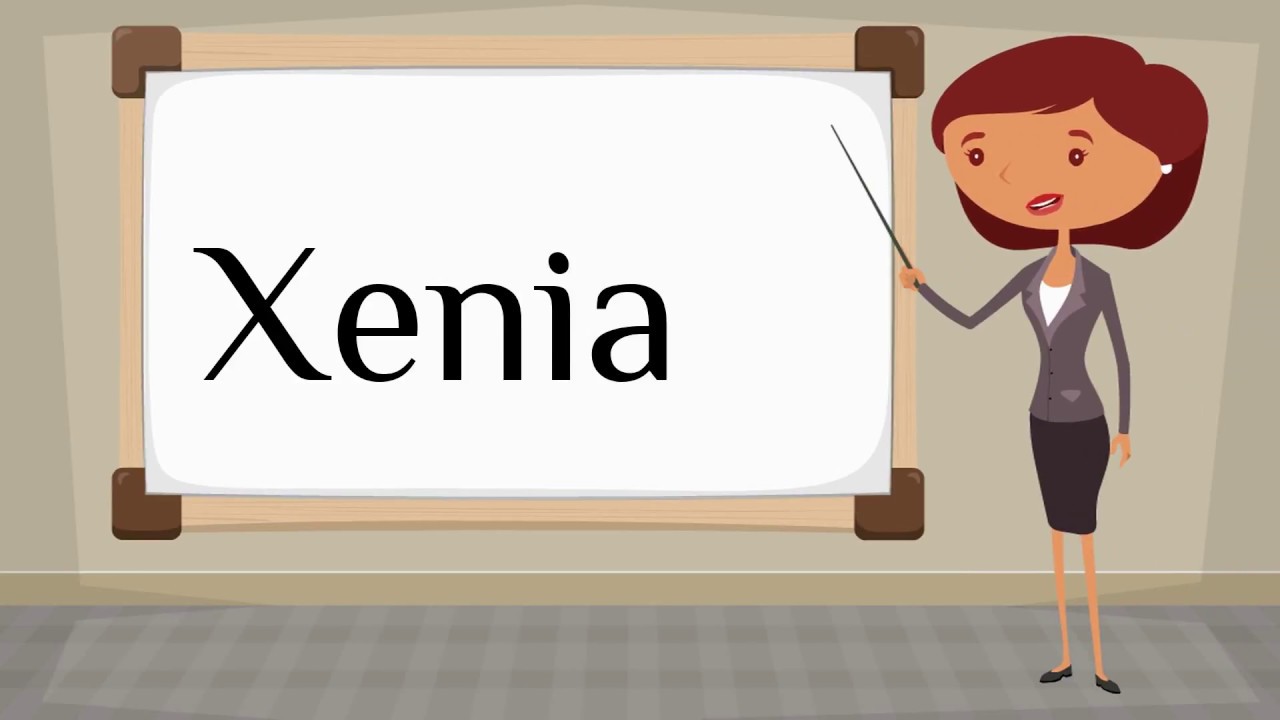 How do you say 'Xenia' in Spanish? - YouTube