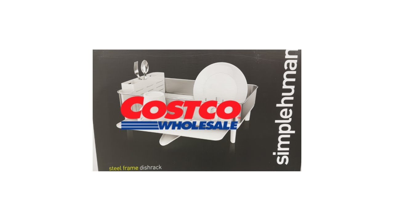Costco Clearance Deals: Simplehuman Dish Rack - YouTube