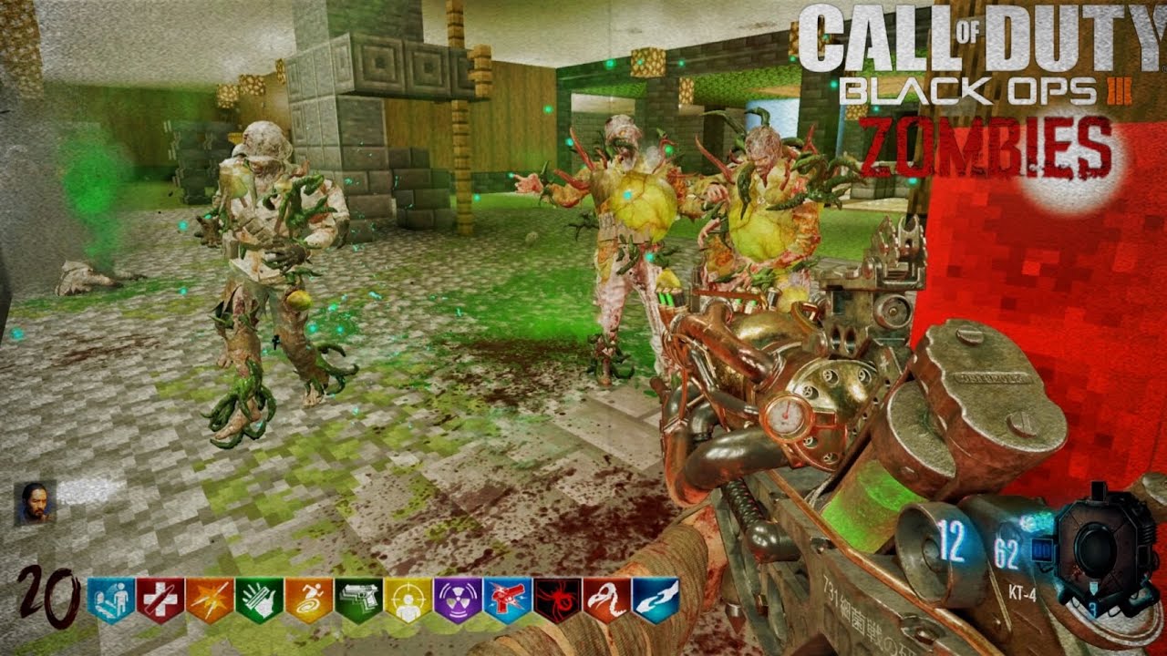 BO3 Zombies MINECRAFT BASE | I gotta get out of here | Part 2 - YouTube