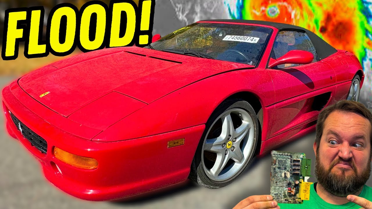Introducing My Hurricane FLOODED Ferrari F355! - YouTube