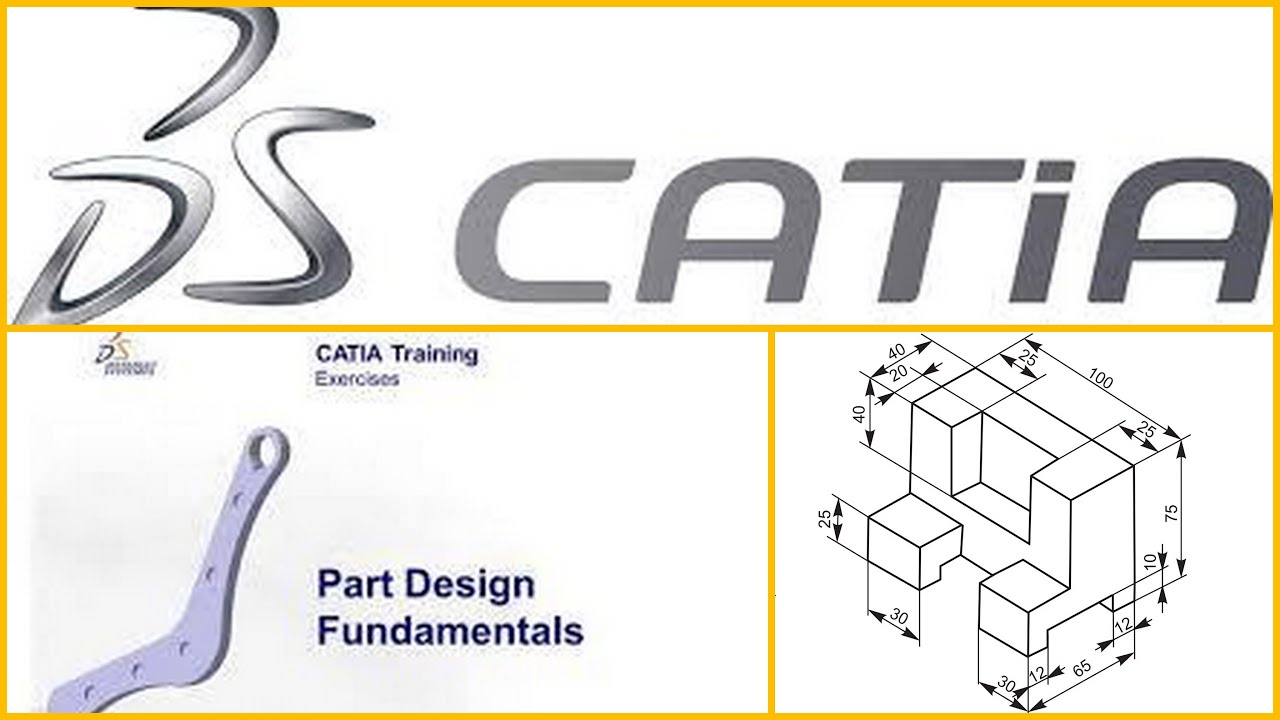 part design workbench| example 8|#catiav5r20 #autocad_o #catiatutorials ...