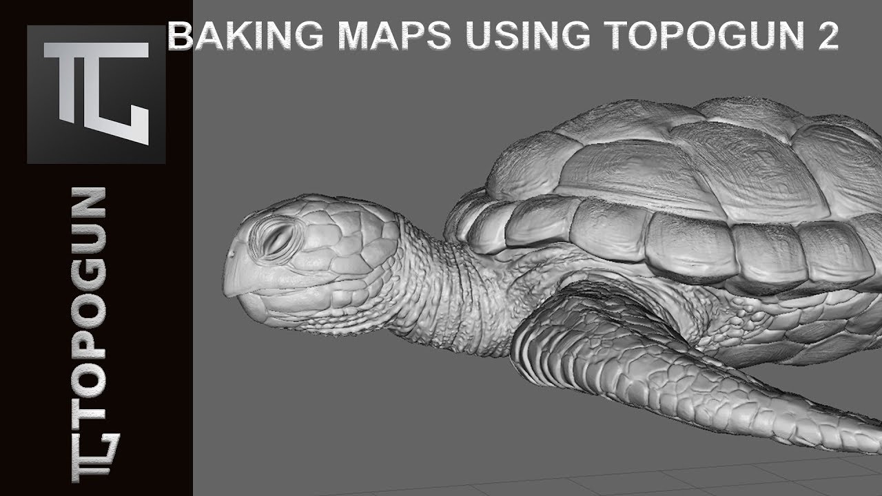 Carey Turtle Baking Maps using TopoGun 2 - Part 07 - YouTube