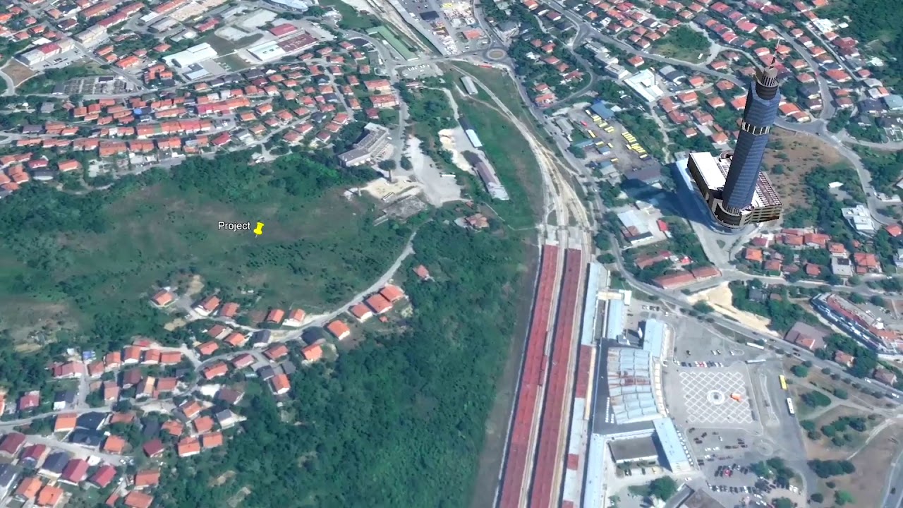 Velesici project - location and area - YouTube