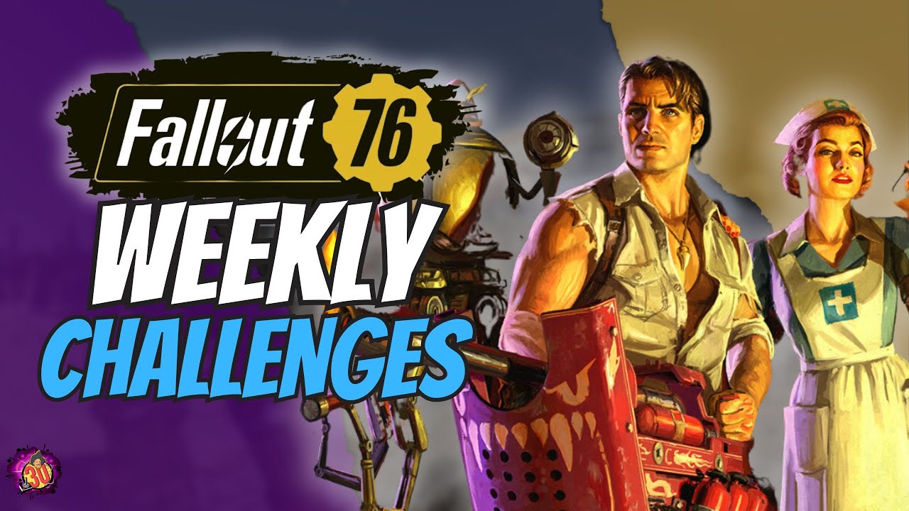 Fallout 76 Doing Daily and Weekly Challenges - YouTube