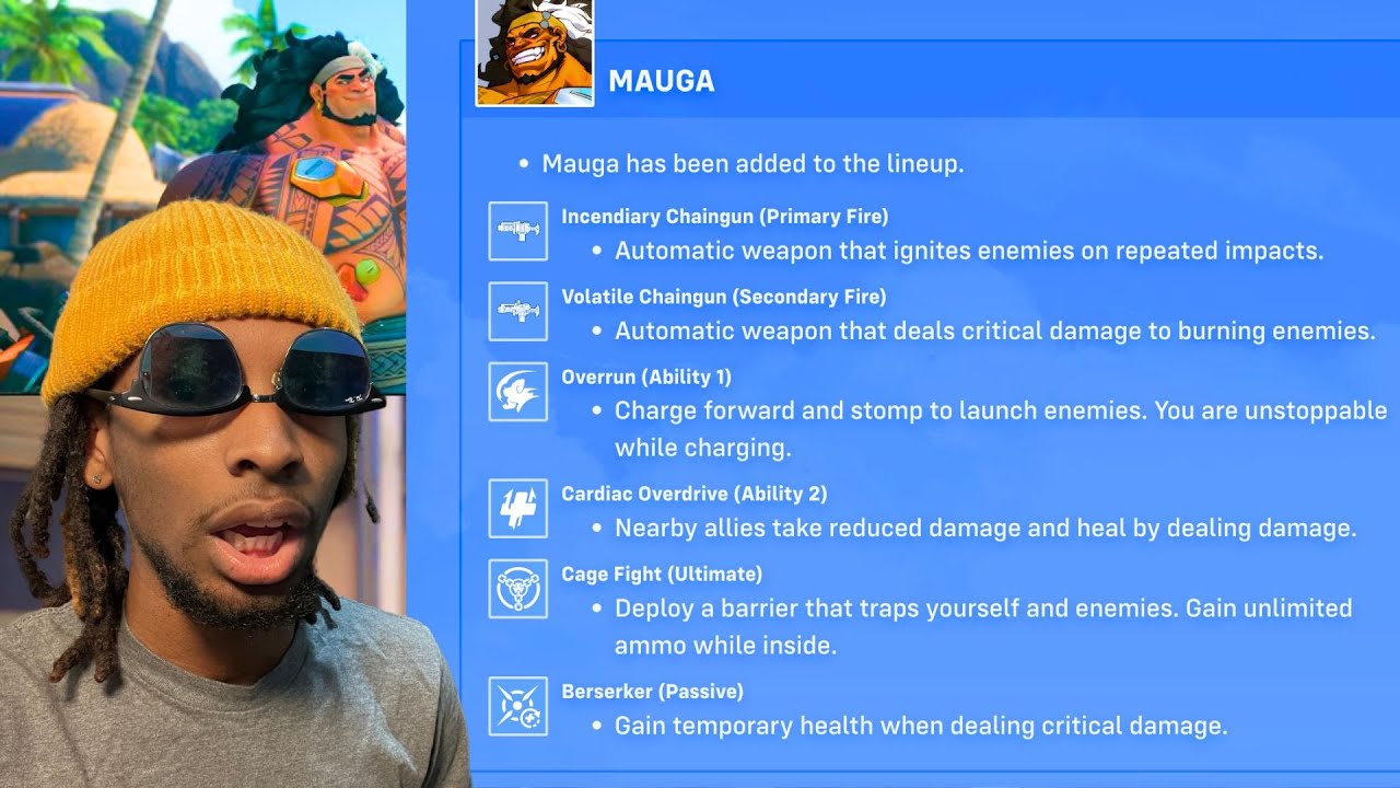 Mauga Is The Greatest Hero To Ever Touch Overwatch - YouTube