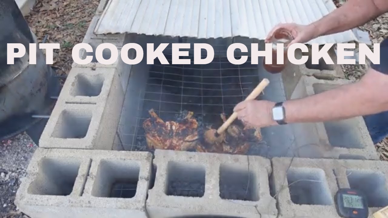 Pit Cooked Chicken #unclestevesshake - YouTube