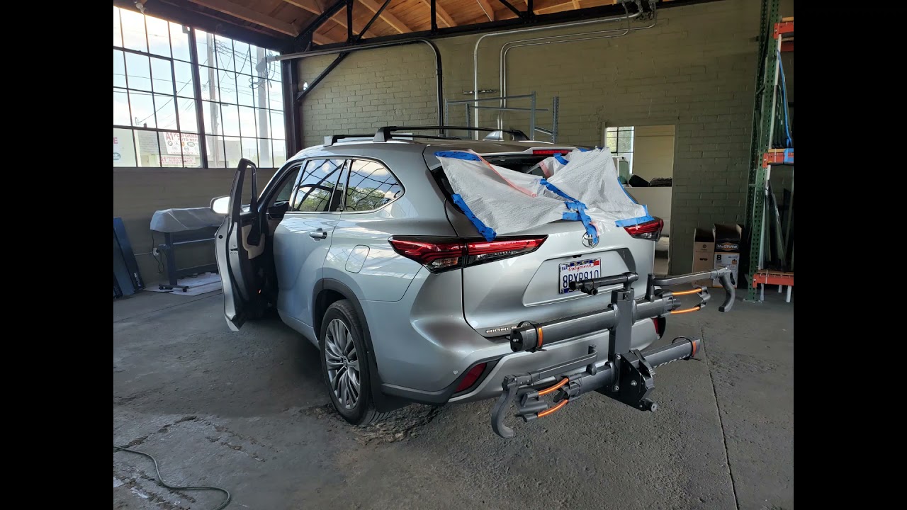 2020 Toyota Highlander Back Glass Replacement - YouTube