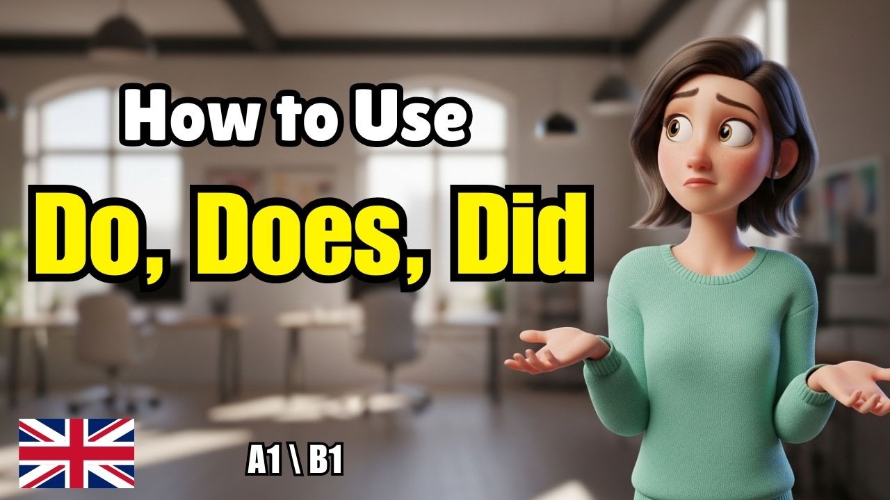 Learn How to Use Do, Does, Did in Daily Life || Speak English Without ...