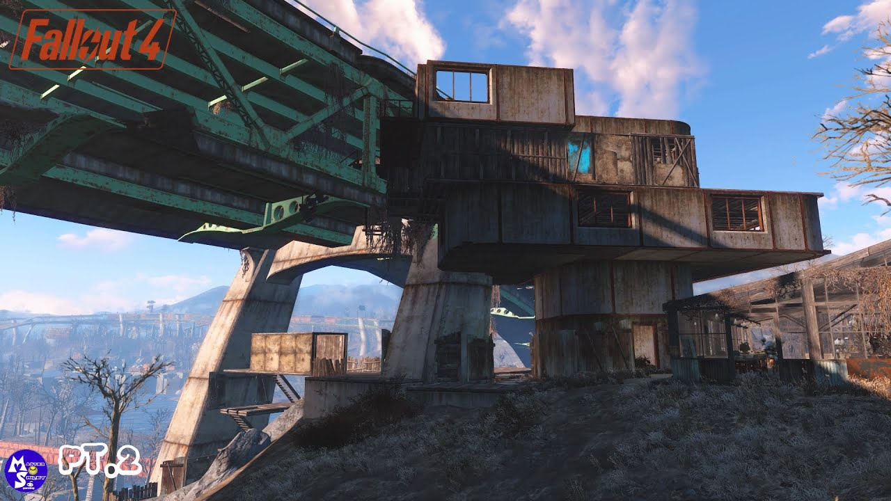 Let's Build Greygarden(Fortress Settlement)|Tower/Walkway Build|Fallout ...