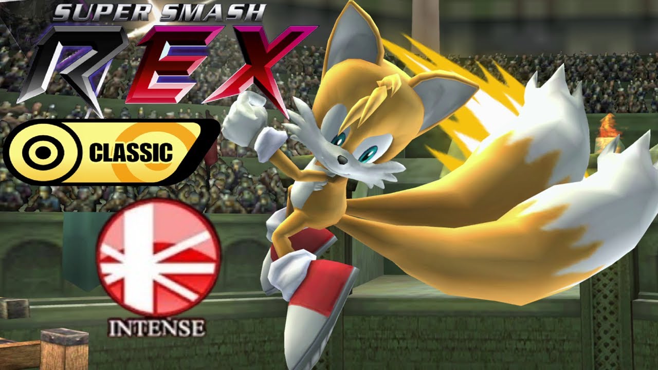 Super Smash REX Gameplay - Classic Mode with Tails (Intense) - YouTube