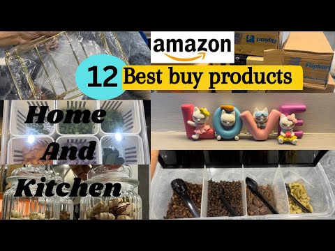 12 AMAZON BEST BUY PRODUCTS || Must have Kitchen & Home products in ...