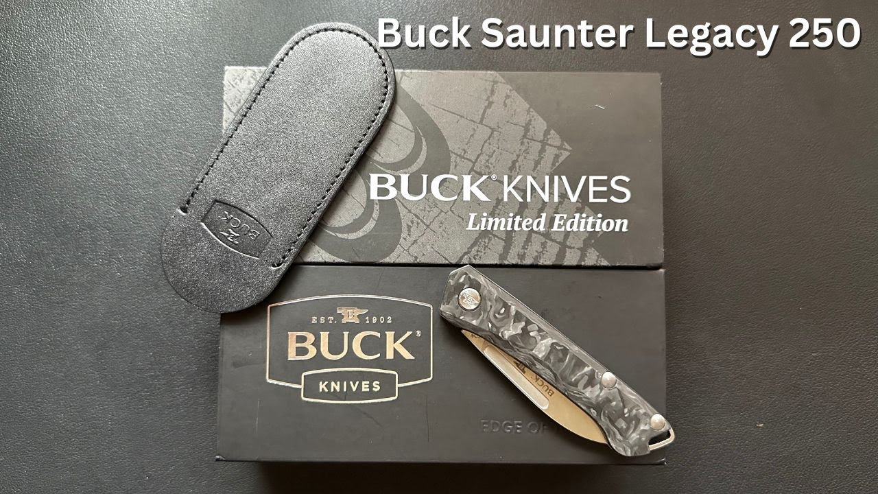 Buck Saunter Legacy 250 Unboxing - YouTube