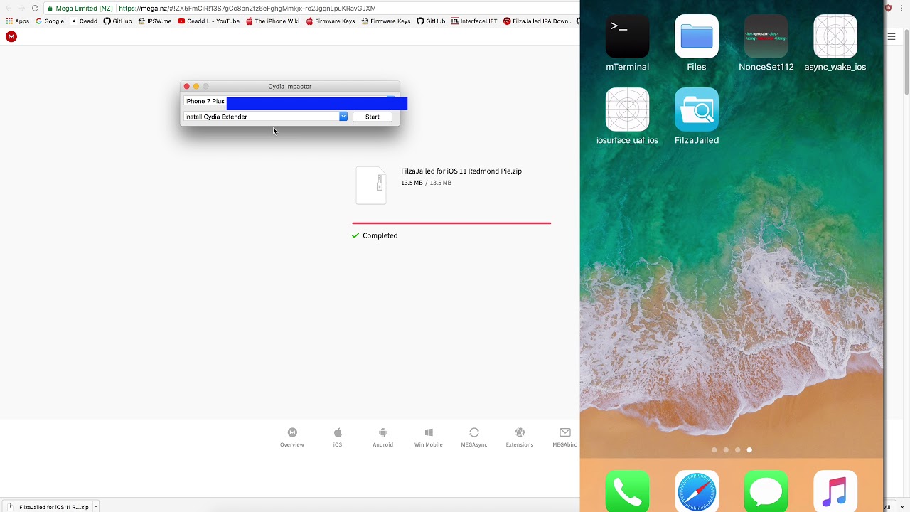 How To Install Filza iOS 11.1.2 - YouTube
