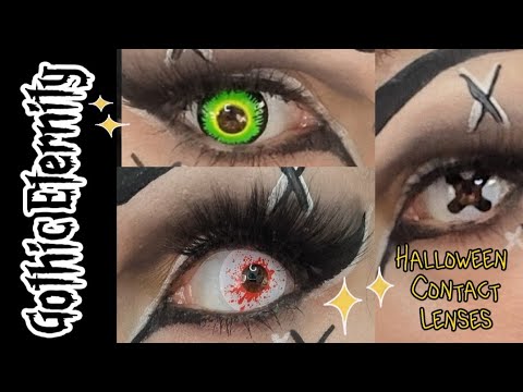 Halloween/ Goth - Contacts Lenses - ColEyes - discount Code - YouTube