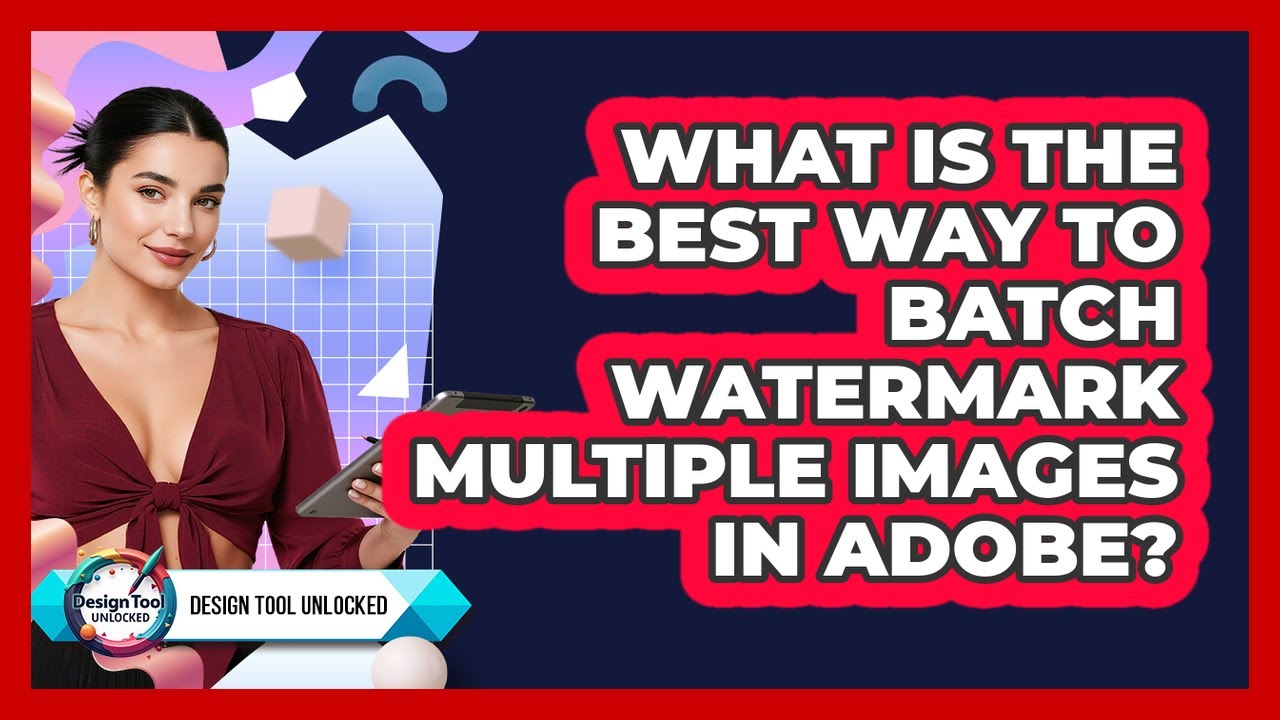 What Is The Best Way To Batch Watermark Multiple Images In Adobe ...