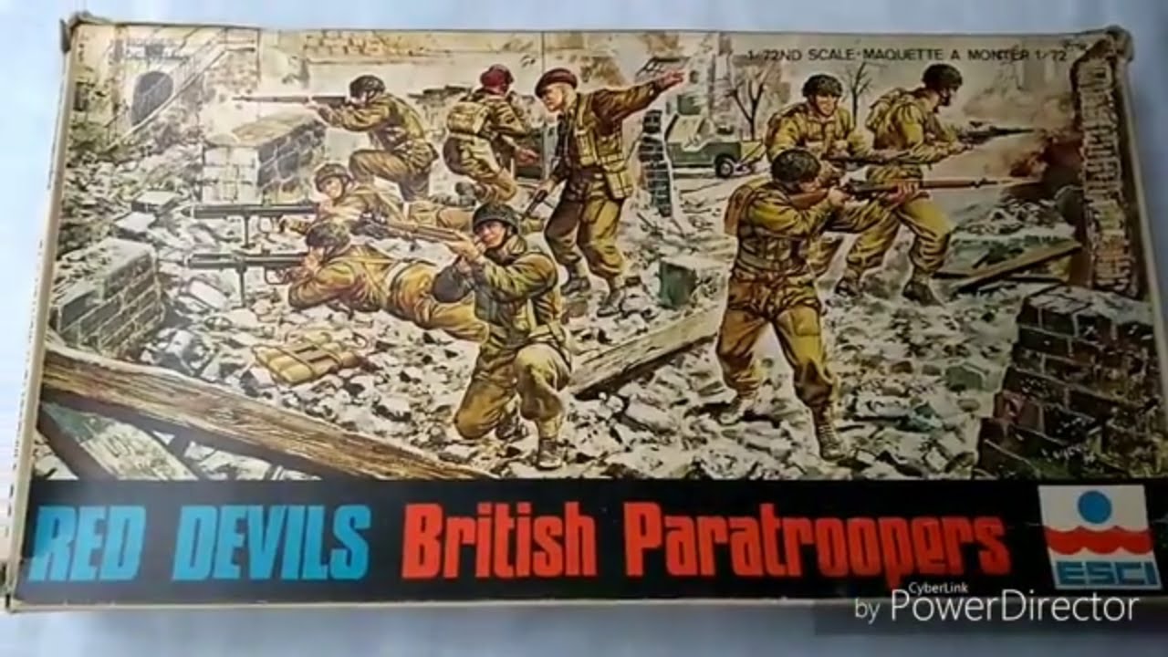 ESCI Red Devil's British Paratroopers 1/72 Scale Figure Review - YouTube