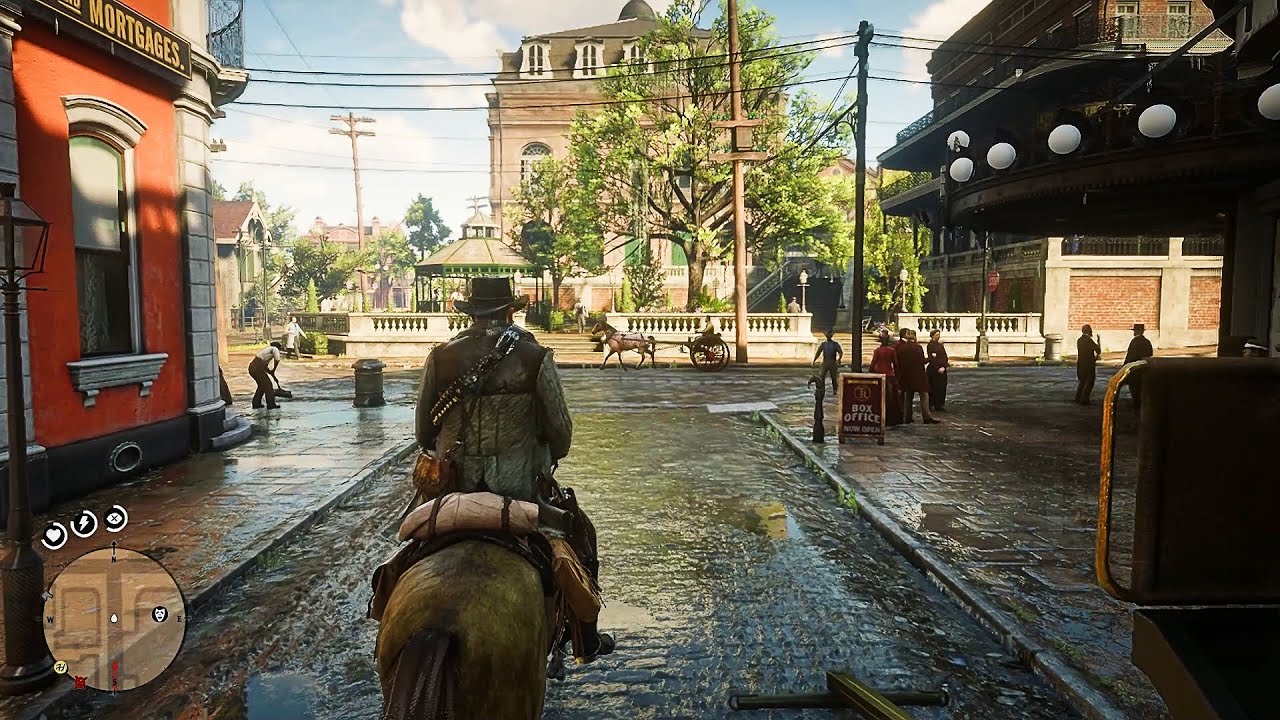 Rdr2 - Saint Denis looks so incredible when it rains - YouTube