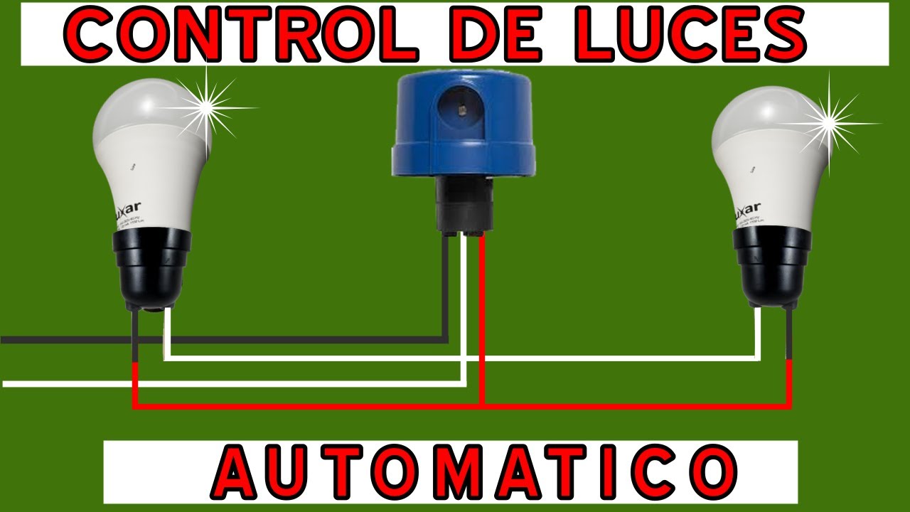 ENCENDIDO Y APAGADO DE LUCES AUTOMÁTICO, SIN MOVER UN SOLO DEDO - YouTube