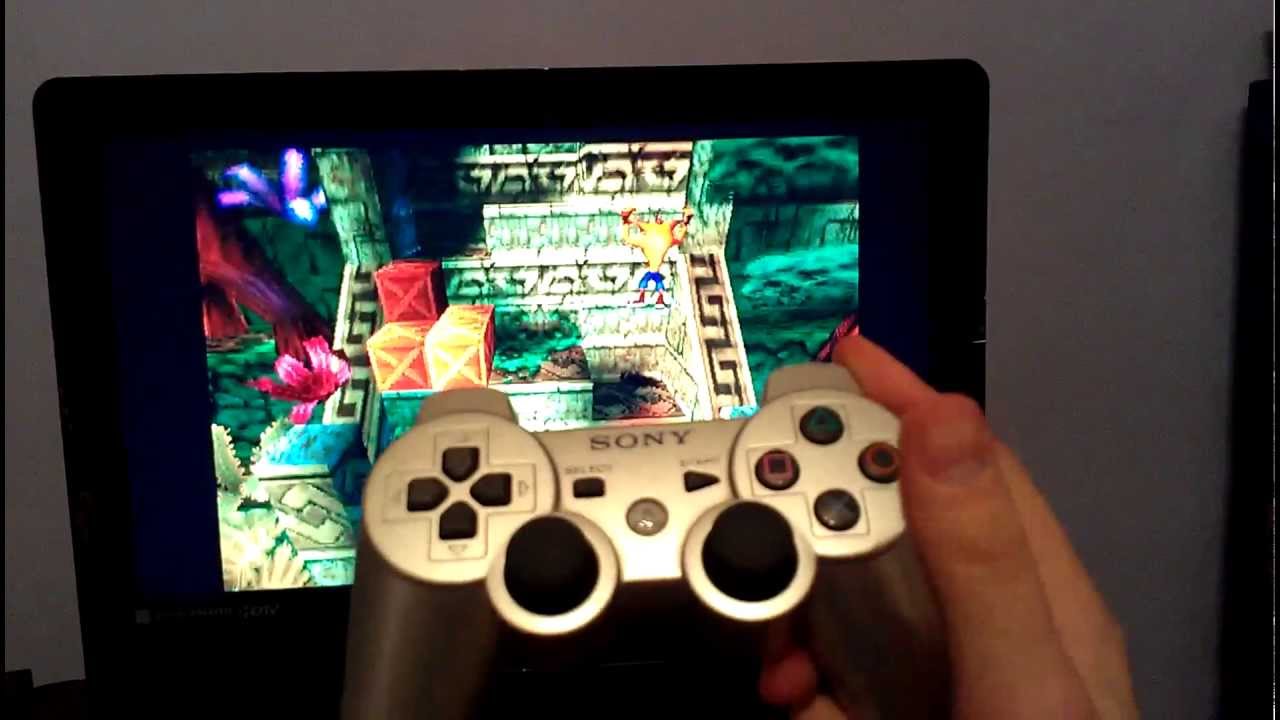 Crash Bandicoot Running on Ouya Using PS3 Controller - YouTube