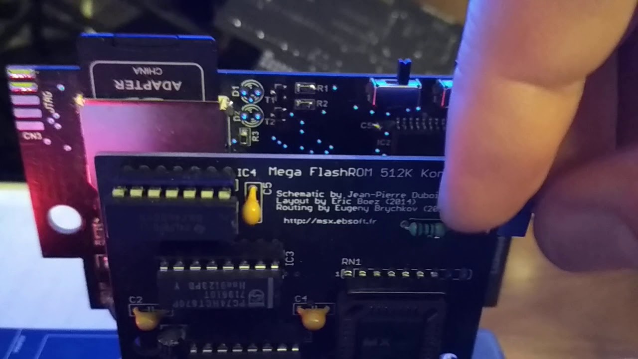 MSX Mega Flash ROM 512k - Konami Mapper - YouTube