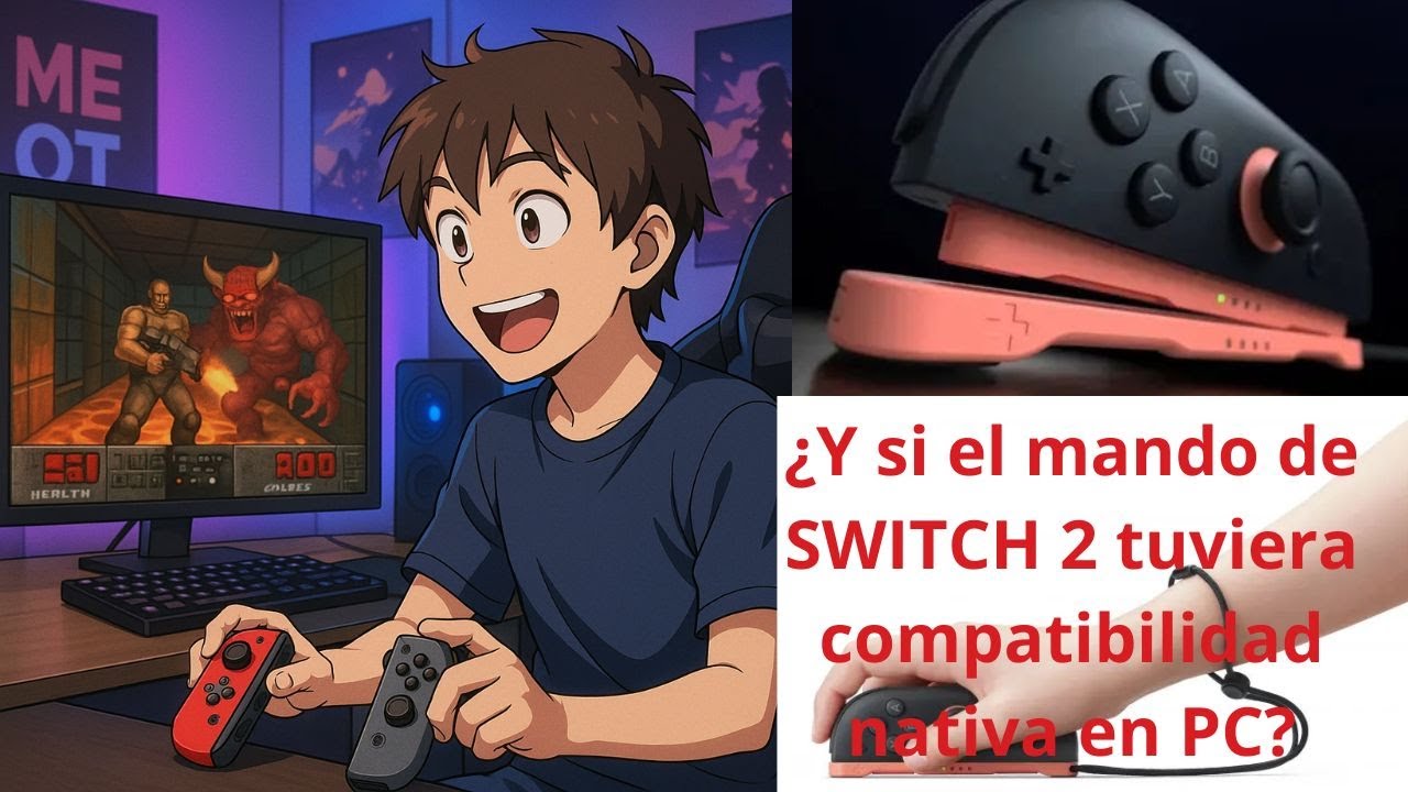 ¿Y si el mando de SWITCH 2 fuera compatible con PC? ¿Lo mejor de los ...