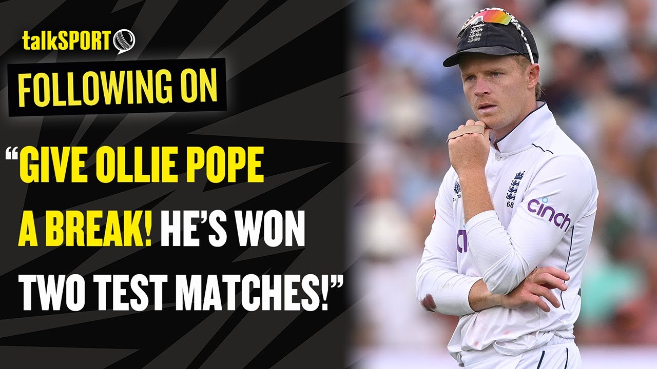 🎙️Following On: Pope's Captaincy Credentials; Low Crowds & At Lord's ...