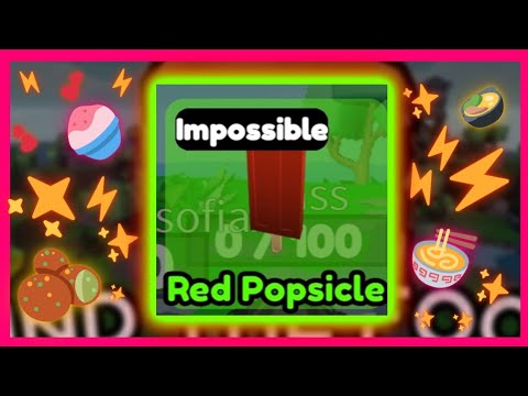 Guide How To Get Red Popsicle On Roblox Find The Foods - YouTube